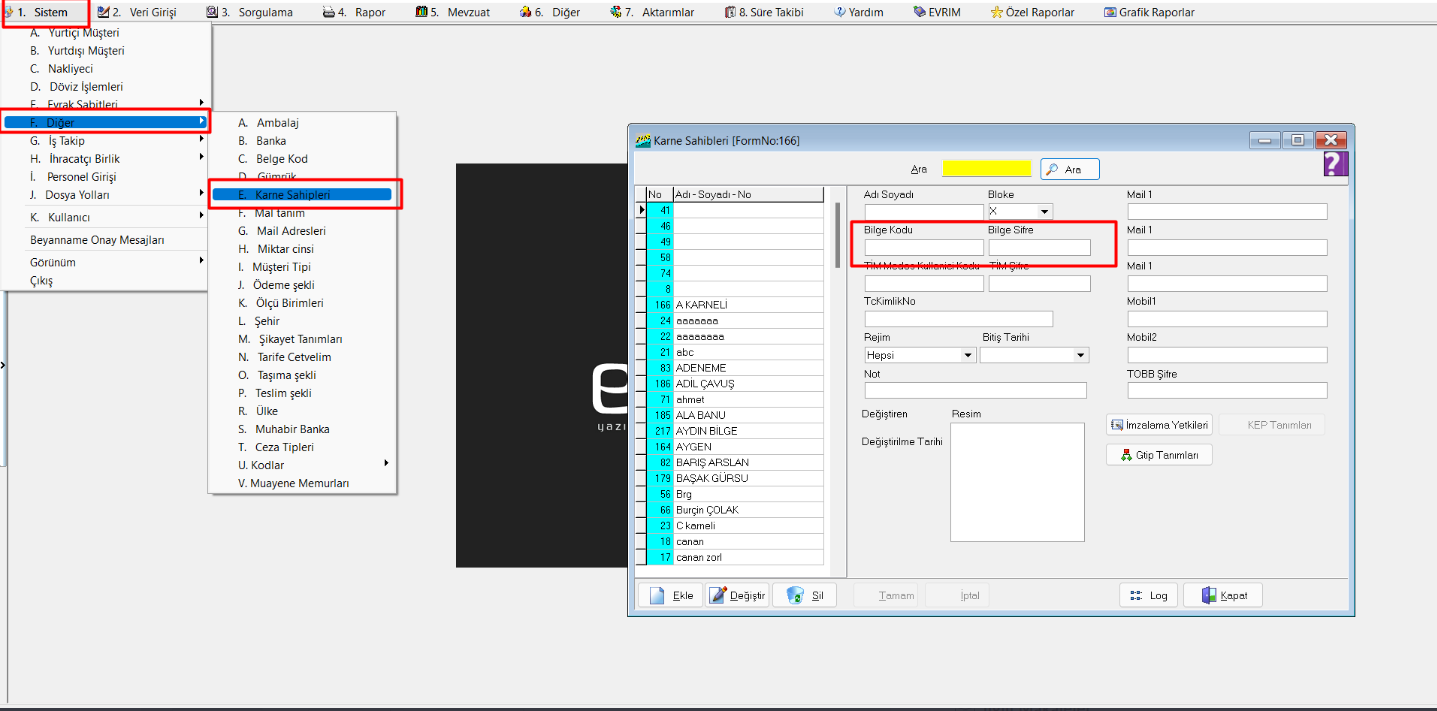 Kullanıcı ya da Şifre Hatalı Hatası